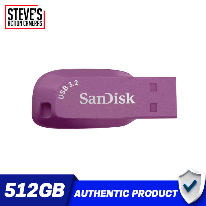 SanDisk Ultra Shift 512GB USB 3.2 Flash Drive SDCZ410-512G - Purple ...