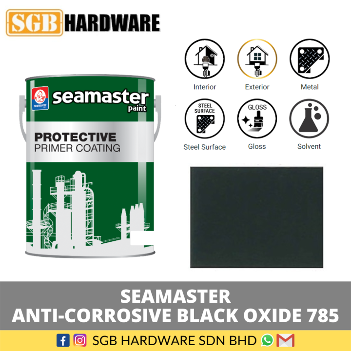 5 Liter Nippon Paint Platone High Gloss Finish Paint for Wood & Metal ...