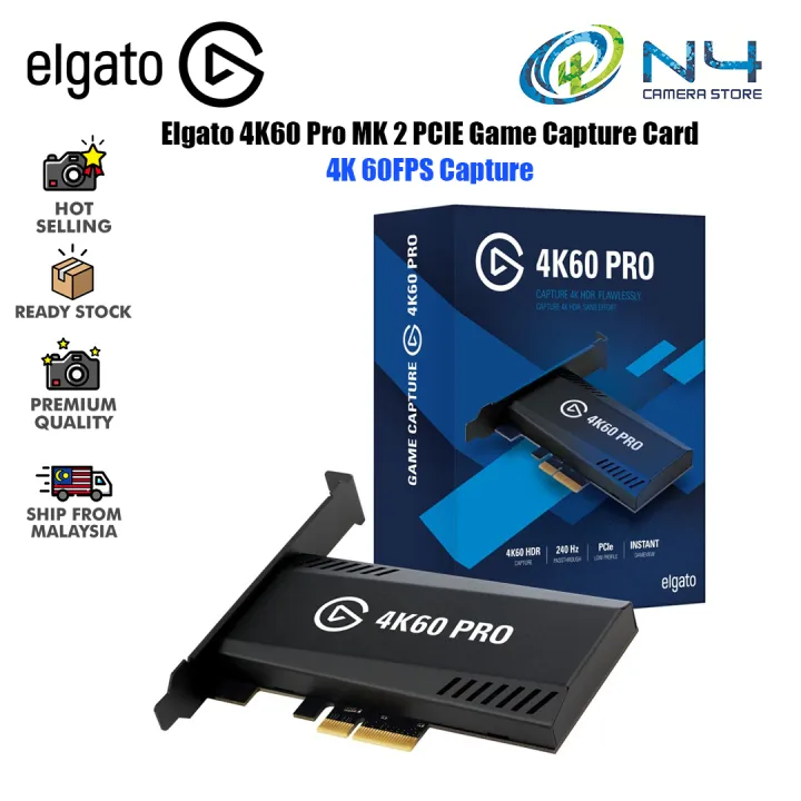 Elgato Game Capture 4K60 Pro MK.2 - 4K60 HDR10 PCIe Capture Card | Lazada