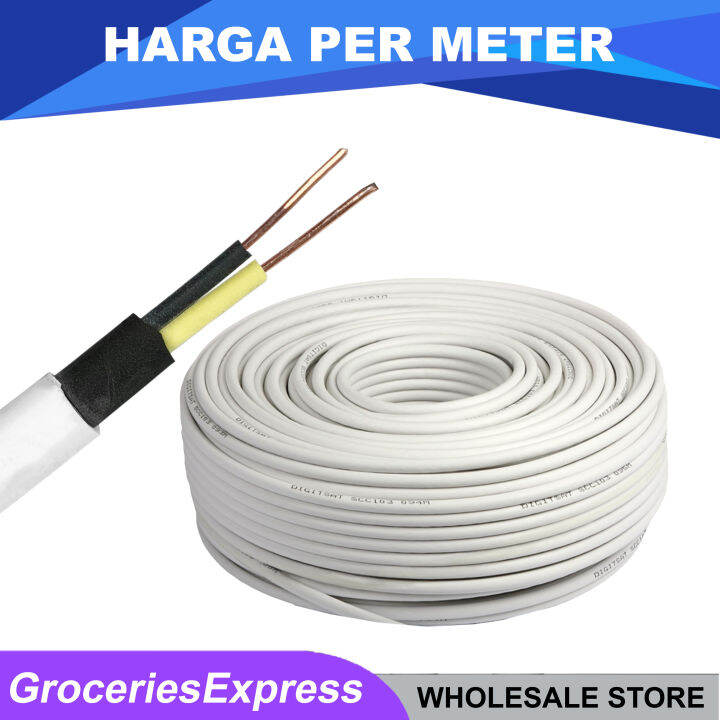 Kabel NYM 2x1 5 Kawat Kecil Alumunium Lapis Tembaga Murah Kabel Listrik ...