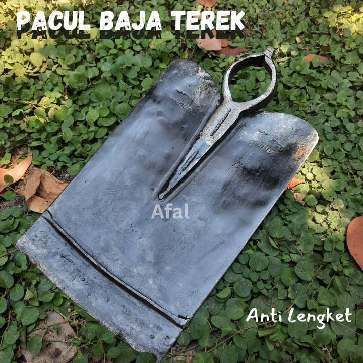 Pacul Sawah Anti Lengket - Cangkul Super Tajam Asli Baja - Pacul Lokal ...