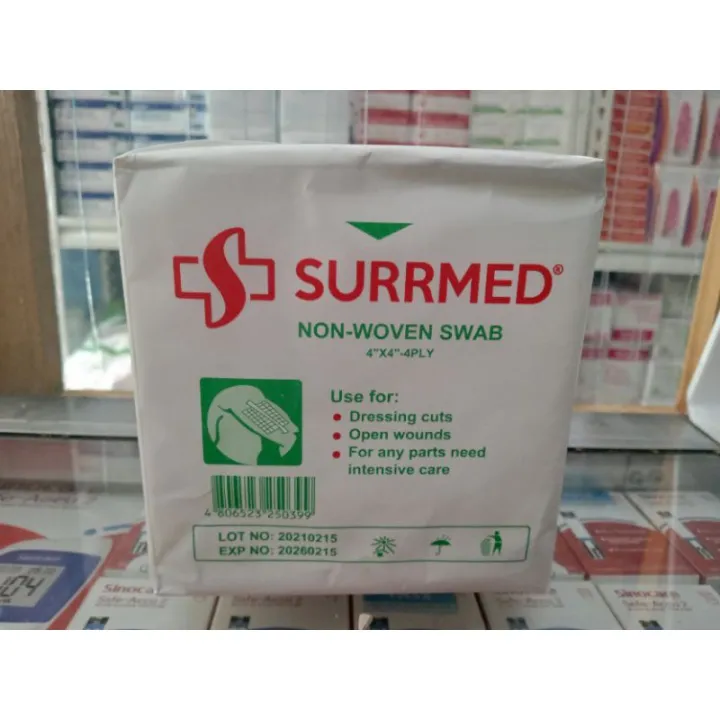 Non Woven Swab 4 X 4 X 4 Ply Lazada Ph