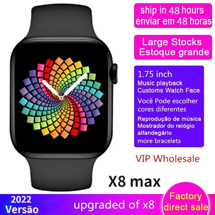 X8 Max Smart Watch X8 Pro Max Smart Watch 4/5/6/7/10PCS 1.75นิ้วกีฬาการ ...