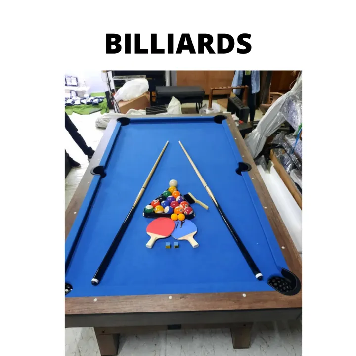 4X7 3IN1 COLOR BROWN BILLIARDS TABLE/LAMESA NG BILYARAN | Lazada PH