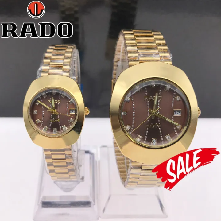 RADO Watch For Couple Pawnable Sale Women Mens Gold automatic ...