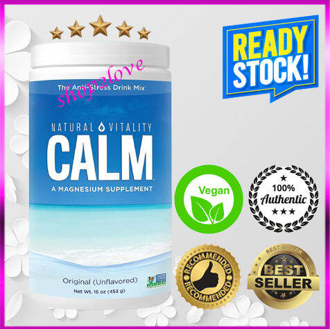 Natural Vitality Calm Magnesium Citrate Supplement Anti Stress Drink ...