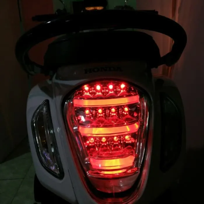 Lampu Stop Led JPA Scoopy Fi Senja Merah | Lazada Indonesia