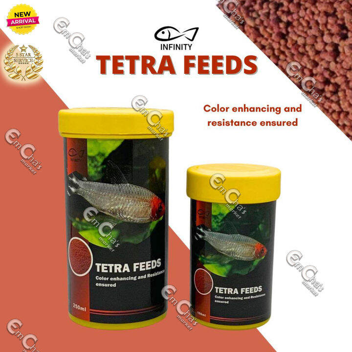 INFINITY Tetra FEEDS Fish Food All Tropical Tetra Fish Food Cardinal ...