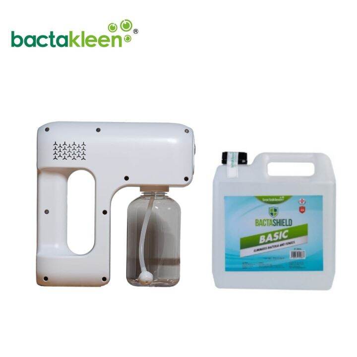 BACTAKLEEN Big fog Spray Gun with Bactashield 4L Bundle-WHITE | Lazada PH