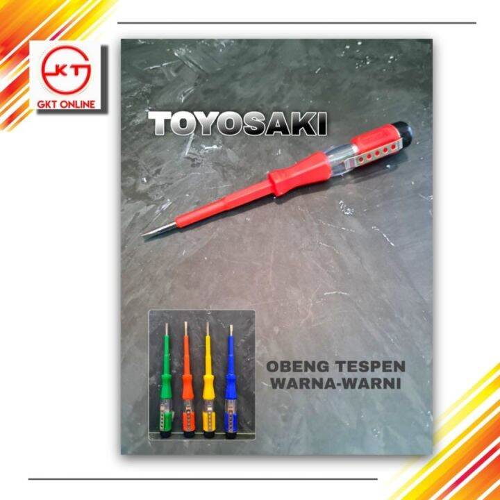 Obeng Tespen Warna Warni Toyosaki | Lazada Indonesia