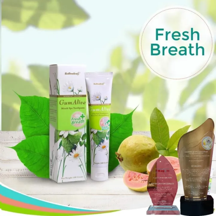 toothpaste FRESH BREATH GUM ALIVE MOUTH SPA TOOHTHPASTE (100G) | Lazada PH
