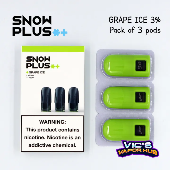 SnowPlus 3% Classic and Gen3 Flavor Pods | Lazada PH