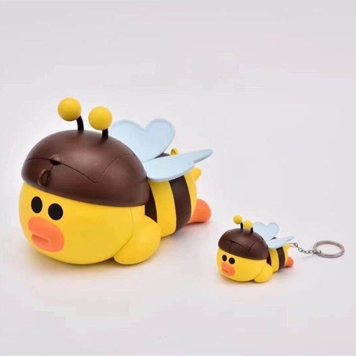 Genuine line friends Sally chicken bee shape barrel small bee diagonal ...