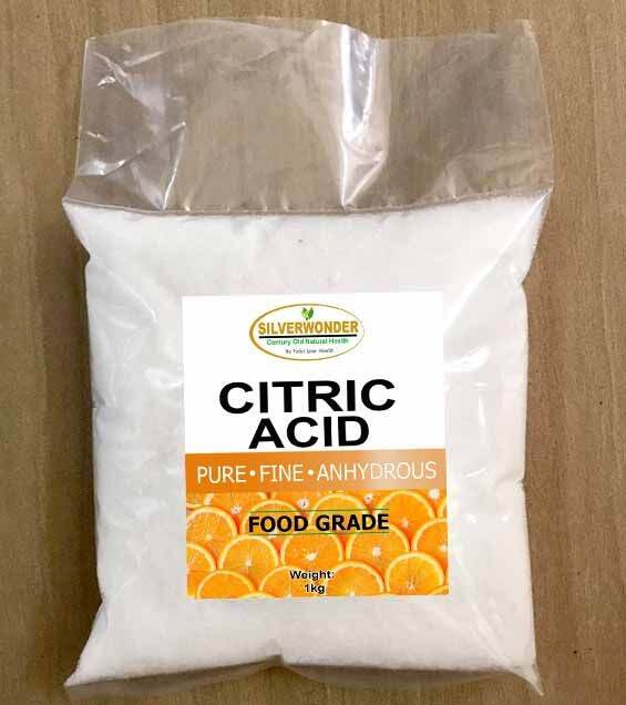 Citric Acid Anhydrous (Sour Salt / Lemon Salt)(Foodgrade) - Bundles 1kg ...