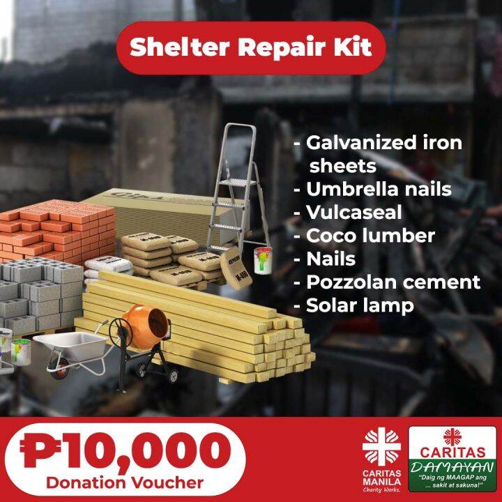 Caritas Manila Donation Voucher - Damayan Disaster Response Shelter ...