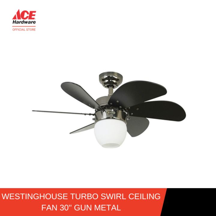 Westinghouse Turbo Swirl Ceiling Fan- Gun Metal | Lazada PH