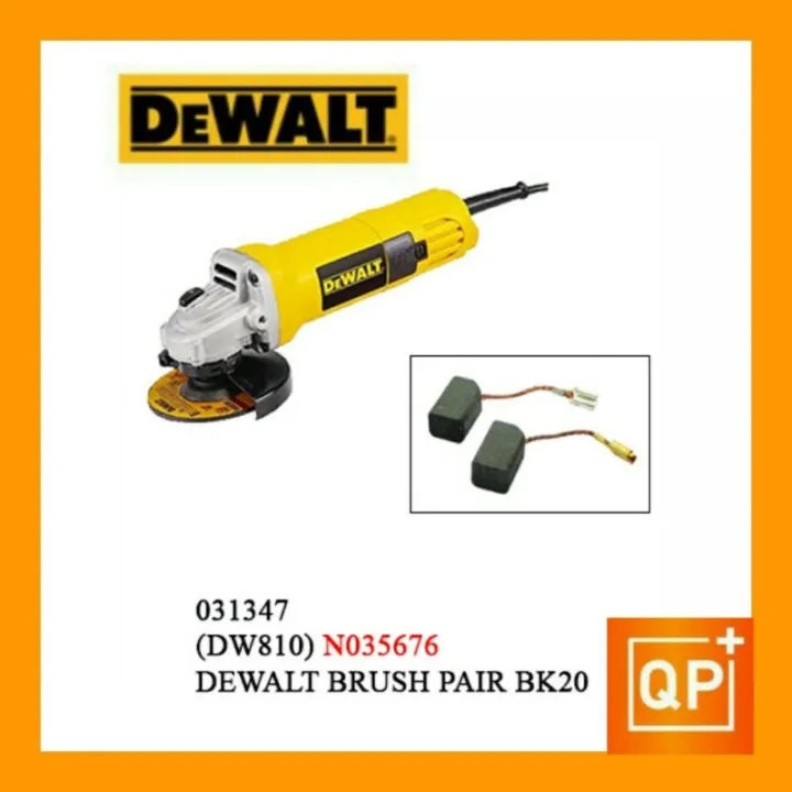 DEWALT CARBON BRUSH N035676 / BK 20 FOR SMALL ANGLE GRINDER DW810 ...