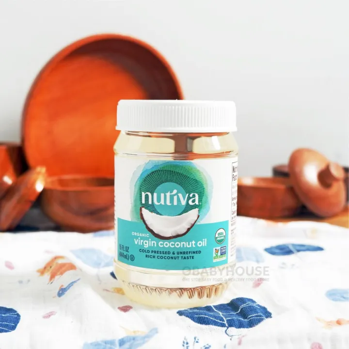 Nutiva Organic Coconut Oil Virgin 444 ml | Lazada Indonesia
