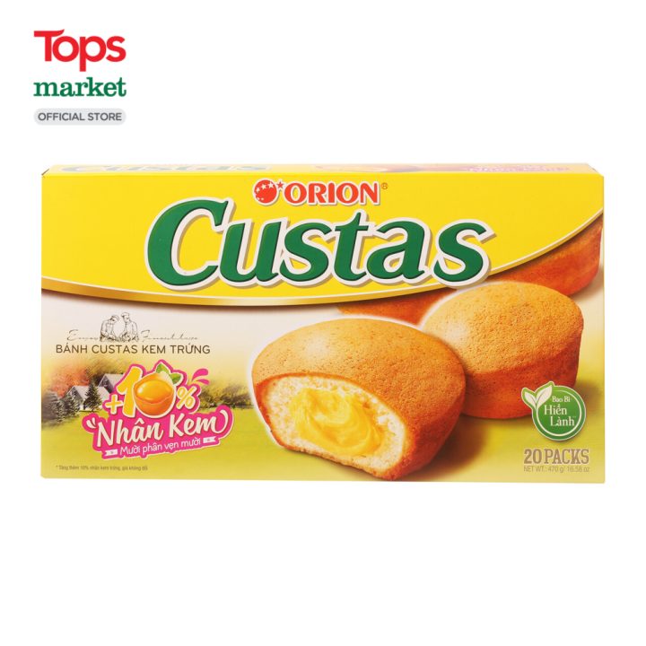 Hộp Bánh Kem Trứng Orion Custas 460G | Lazada.vn