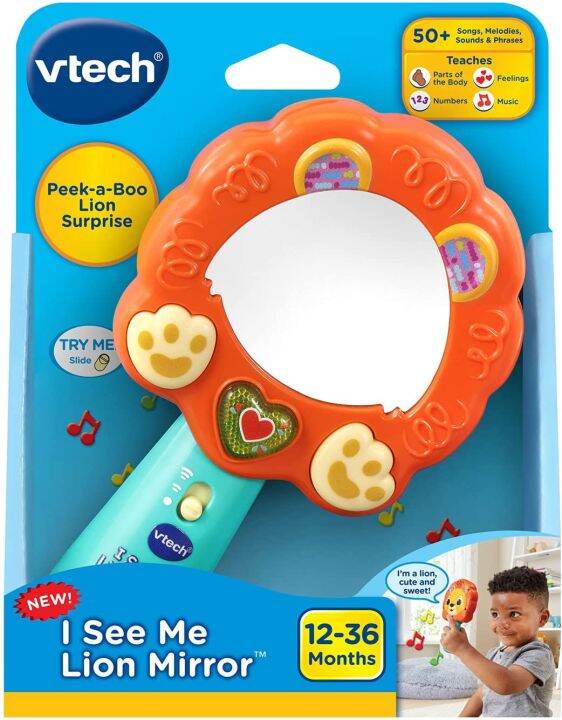 Vtech I See Me Lion Hand Mirror with Sound | Lazada PH