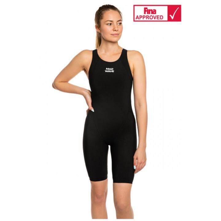 MADWAVE REVOLUTION WOMEN SUIT BLACK (FINA APPROVED) | Lazada