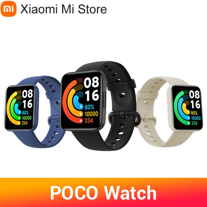 【New Product】Global Version POCO Watch 1.6'' AMOLED Display 14 Days ...