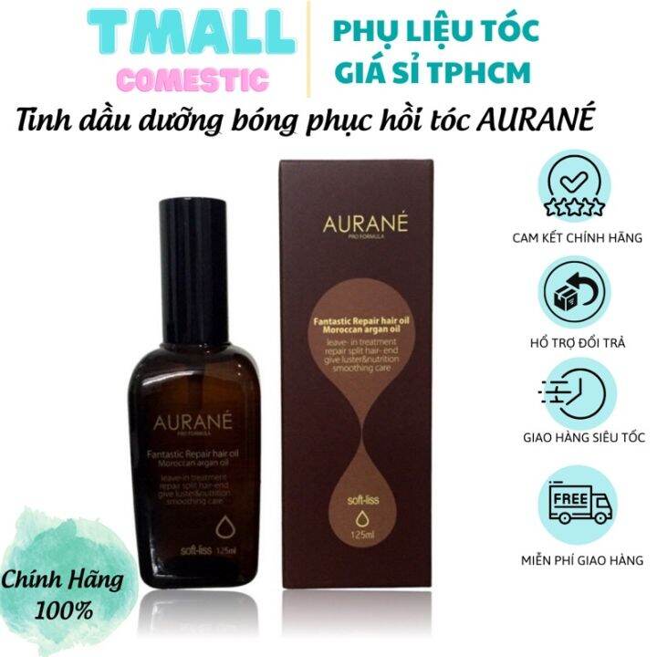 Tinh dầu serum dưỡng bóng phục hồi tóc Aurane Soft liss 125ml phục hồi ...