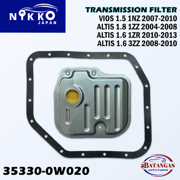 Transmission Filter Toyota Corolla/Altis/ Yaris/Vios 2004-2014 PN ...