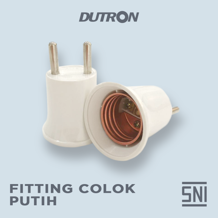 Dutron Fitting Colok Putih | Lazada Indonesia