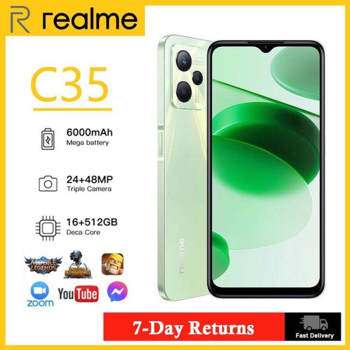Realme C35 Original Smart phone AI Triple Camera 5000mAh Massive ...