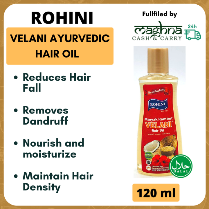 Rohini Velani Ayurvedic Hair Oil (Minyak Rambut Ayurveda) - 1 Bottle ...
