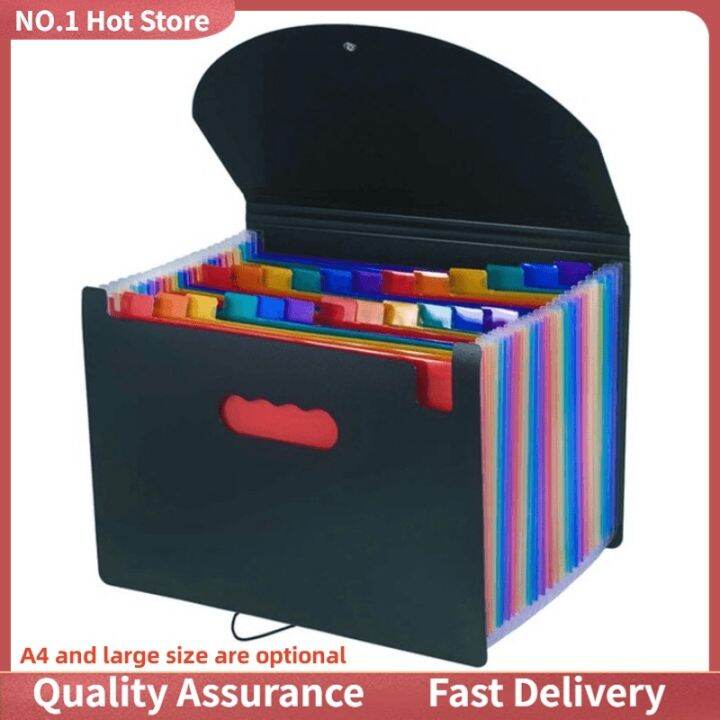 A4 Long Size 24 pocket Accordion Expandable File Folder Organizer 2 ...