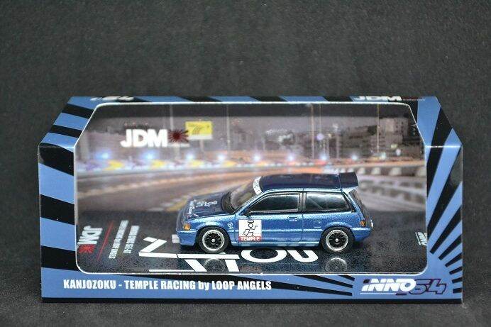 HONDA CIVIC Si E-AT TEMPLE RACING by LOOP ANGELS KANJOZOKU 1/64 (INNO64 ...