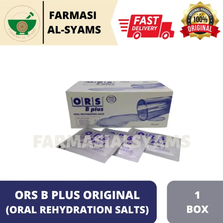 ORS Plus Oral Rehydration Salt Orange & Regular 50s/box | Lazada