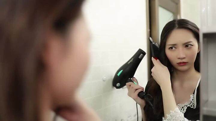 Sikat Udara Panas Kuasa Tinggi Baru 1200W Ion Negatif Pelbagai Fungsi ...