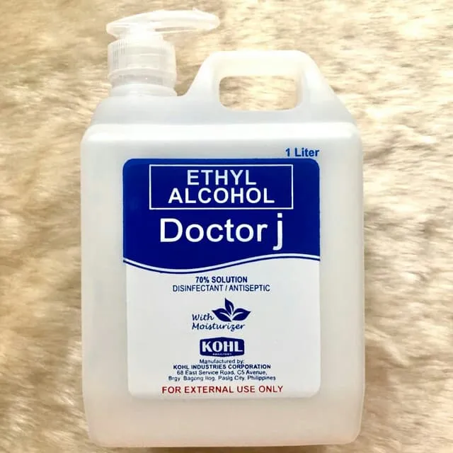 1 LITER DOCTOR J ETHYL ALCOHOL FOR DISINFECTIONS AND ANTI-VIRUS | Lazada PH