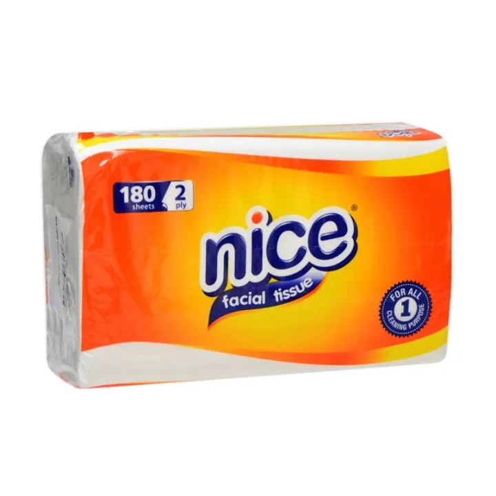 Nice Facial Tissue Soft Pack GT [180 Sheet/ 2 ply] | Lazada Indonesia