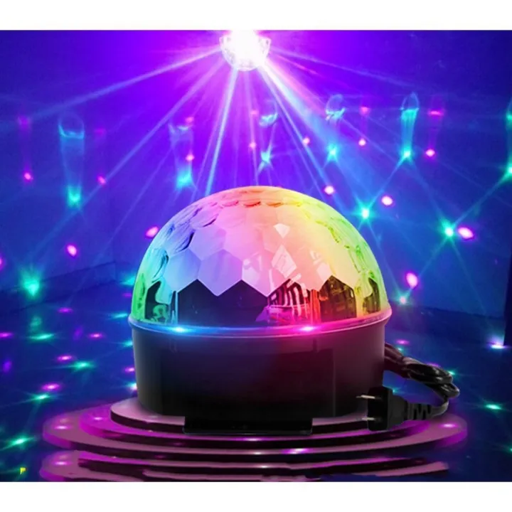 LED Party Lights w/ Remote Control 9 Colors DJ Sound Bluetooth Speaker ...