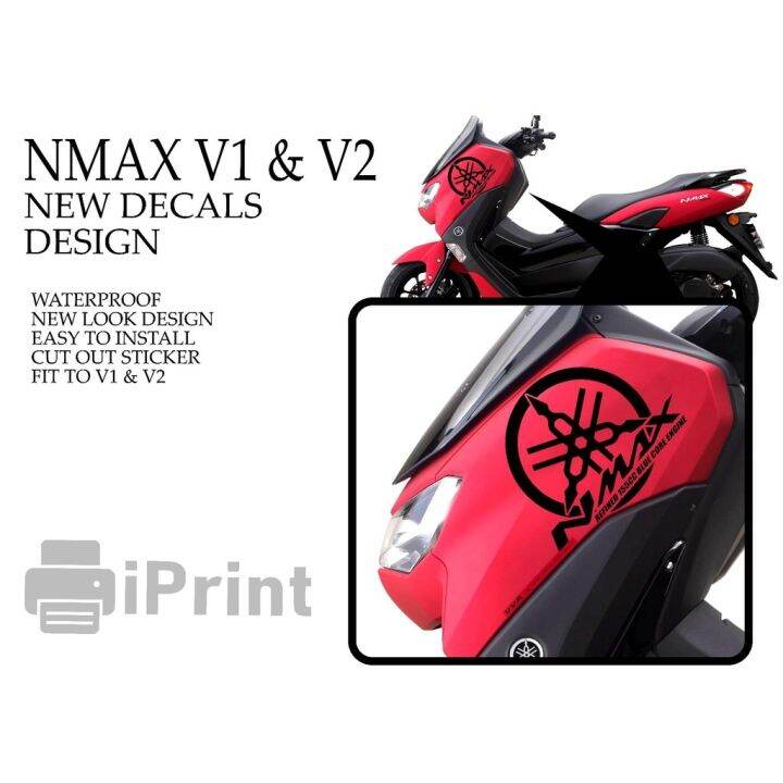 Yamaha NMAX V1 and V2 Side Fairing Sticker - Waterproof, Brand New ...