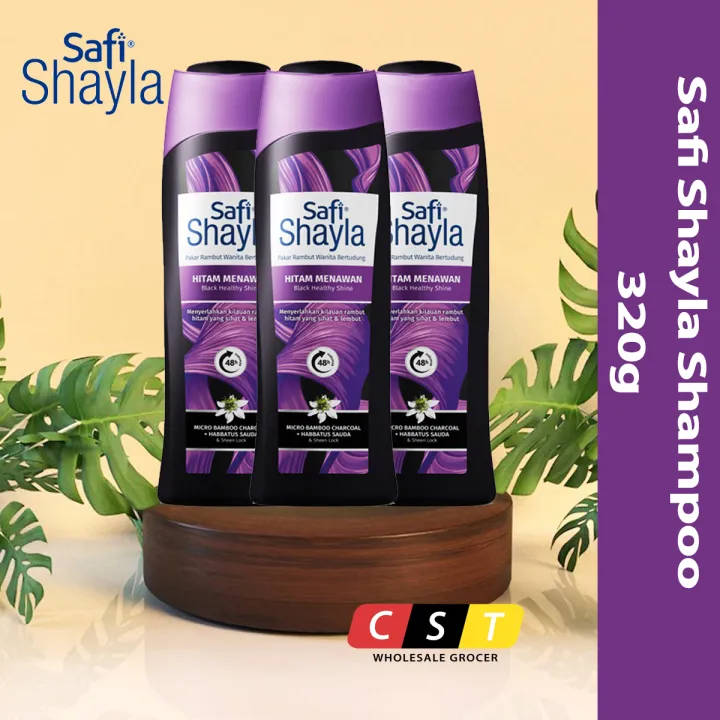SAFI Shayla Shampoo Black Healthy Shine / Hitam Menawan 320g X 3units ...