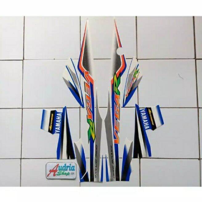 Stiker Sticker Striping Lis Body Vega R Lawas Lama Tahun 2004 Biru ...
