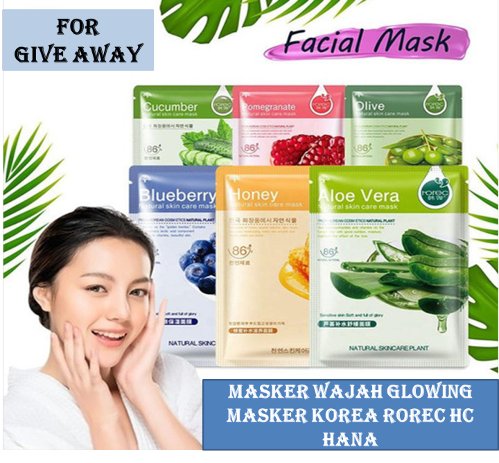 ROREC / HCHANA NATURAL SKIN CARE MASK MASKER SHEET & ROREC SNAIL MASK ...