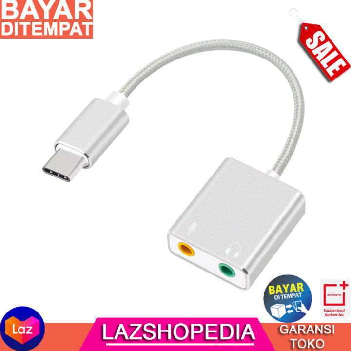 External USB Type-C Sound Card 3.5mm AUX & Microphone / usb soundcard ...