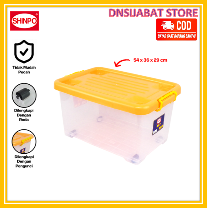 SHINPO Kontainer Plastik Dengan Roda Sky Container Box Kotak ...