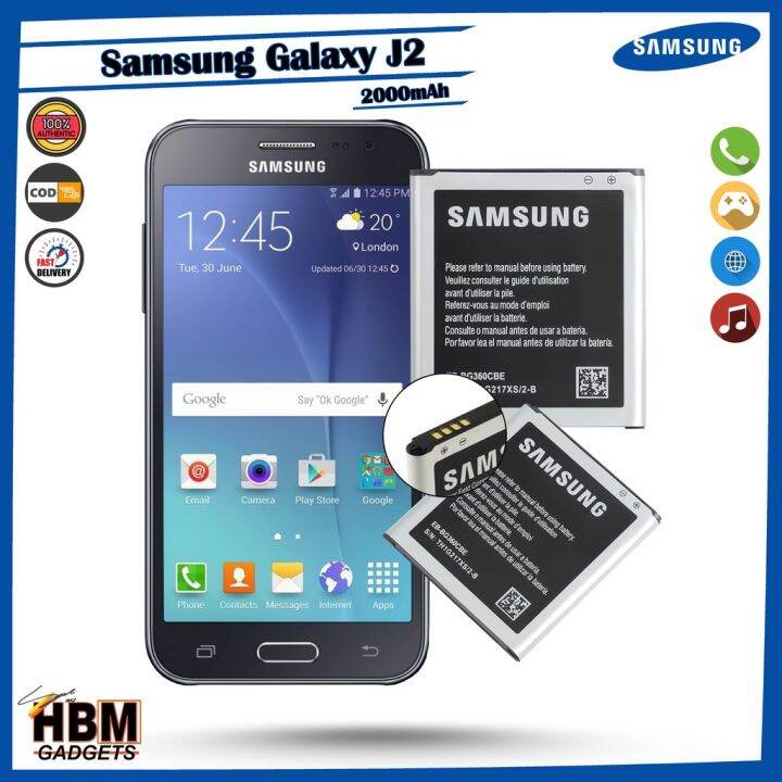 Samsung Galaxy J2 Battery | Model: EB-BG360CBE (2000mAh) | Lazada PH