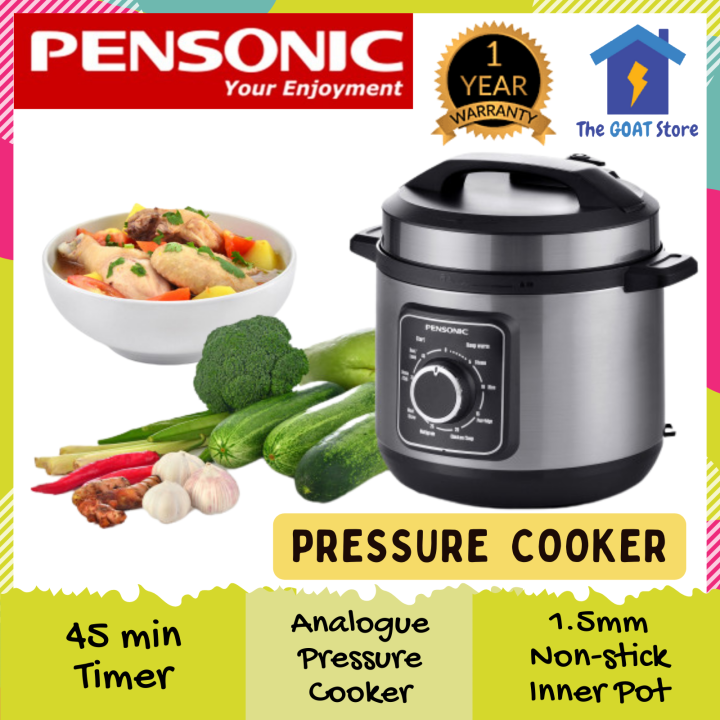 Pensonic PPC-1809 Pressure Cooker (Multi Cooker Stew Cooker Rice Cooker ...