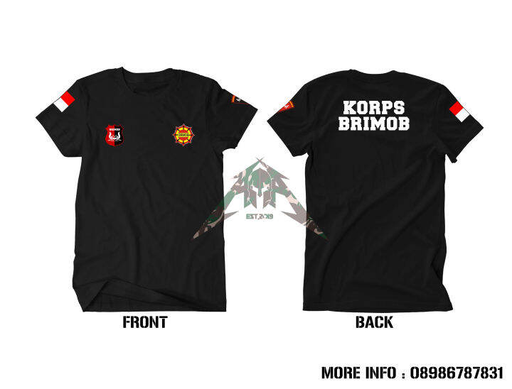 Kaos Baju KORPS BRIMOB brigadir mobil indonesia -Casuals | Lazada Indonesia
