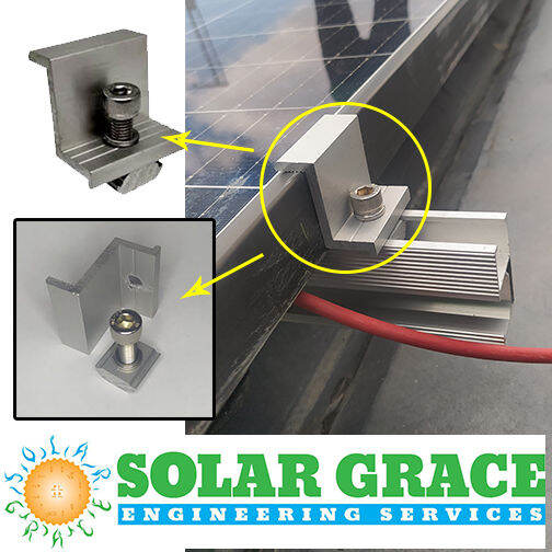 End Clamp Kit 35mm for Solar panels | Lazada PH