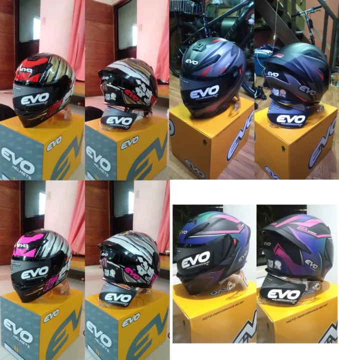 EVO GSX3000 V2 Fullface Dual Visor with extra Clear lens | Lazada PH