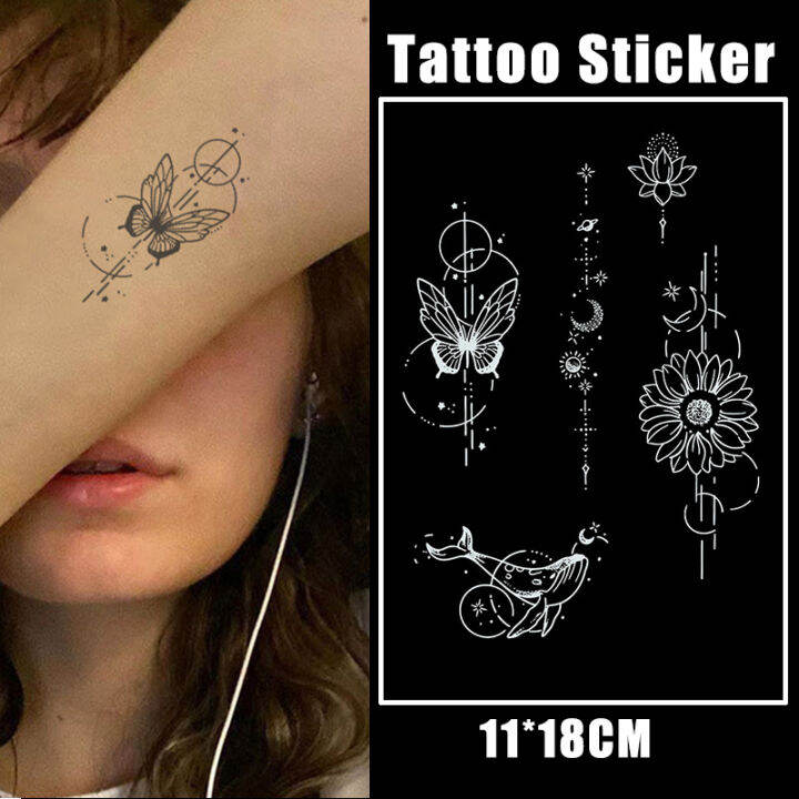 Magic Tattoo Sticker Waterproof Long Lasting 15 Days Butterfly Fake ...